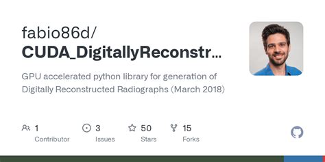 Github Fabio86dcudadigitallyreconstructedradiographs Gpu Accelerated Python Library For