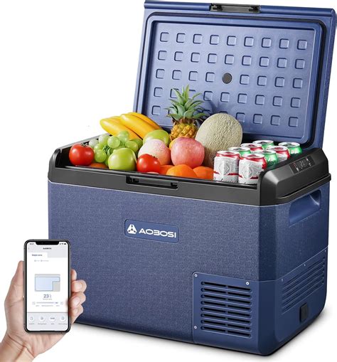 Aaobosi Kompressor Kühlbox 50l Elektrisch Kühlbox 12v 230v Ipx4