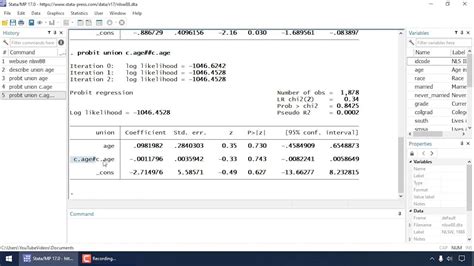 Fitting And Interpreting Regression Models Probit Regression With