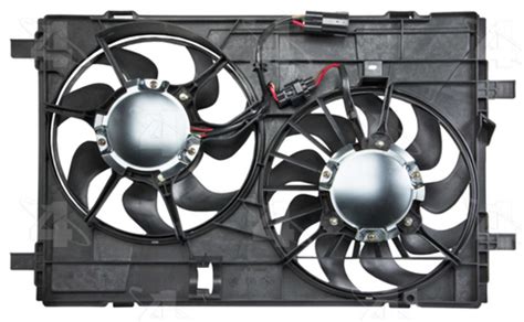 Dual Radiator And Condenser Fan Assembly Rad Cond Fan Assy Fits 09
