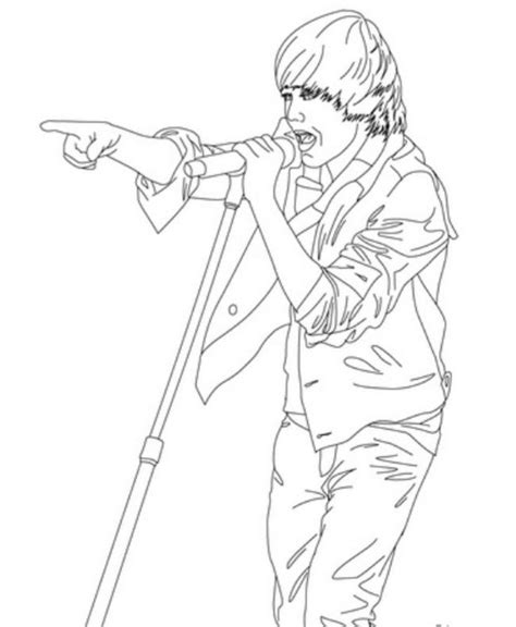 Justin Bieber Coloring Pages And Books 100 Free And Printable