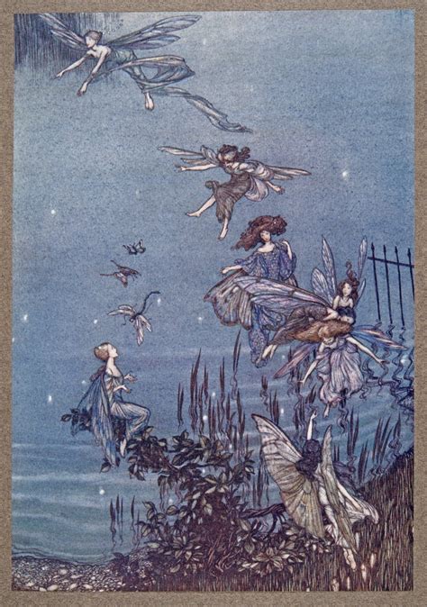 The Fairies Of The Serpentine From Peter Pan In Kensington Gardens By