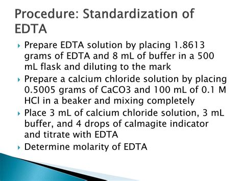 PPT EDTA Titration Of Water PowerPoint Presentation Free Download ID 2529626