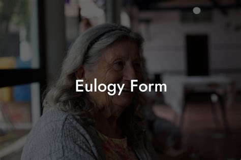 Eulogy Examples Eulogy Assistant Funeral Writing Support Service