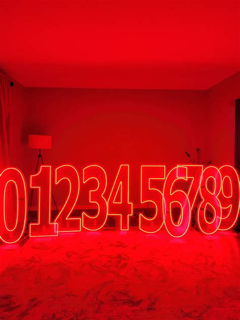 Led Numbers The Host Concept