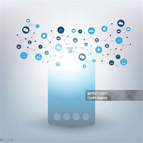 Cloud Computing Iot And Mobile Network Communication Concept High Res Vector Graphic Getty Images