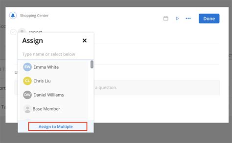 How To Assign Task To Single Or Multiple Members On Task Modal Mosaic