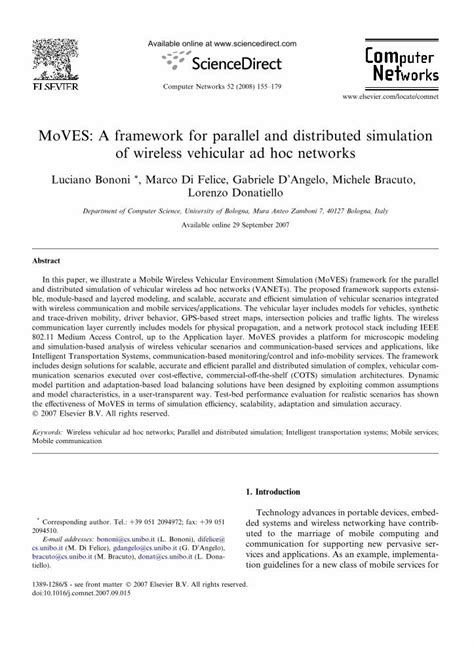 Pdf Moves A Framework For Parallel And Distributed Simulation