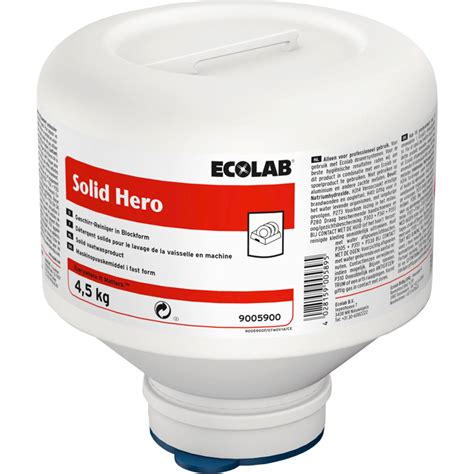 Ecolab Solid Hero Warewashing Detergent 4 5 Kg Trade Cleaning Supplies