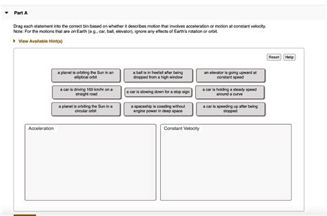 Solved Drag Each Statement Into The Correct Bin Based On Whether It
