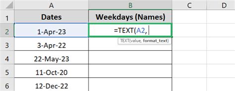 Day Of Week In Excel Weekday Function Explained