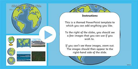 Planet Earth Powerpoint Template Editable Twinkl Ks1