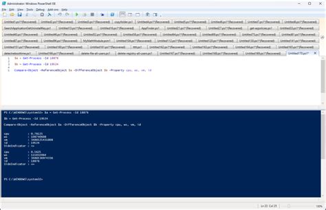 Compare Two Processes Using Powershell Alexandru Marin
