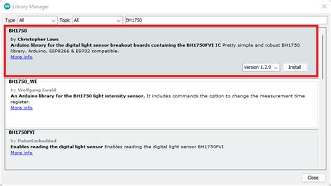 Arduino Avec Capteur De Lumière Ambiante Bh1750