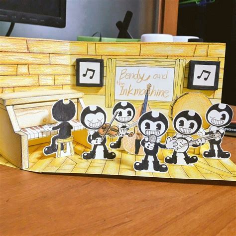 Bendy Cardboard Cutout Batim Bendy Cutout Bendy And The Ink Machine
