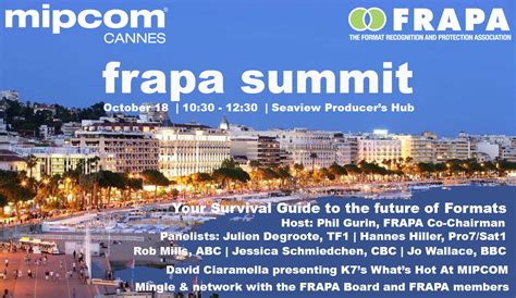 Frapa Summit Mipcom 2022 Frapa