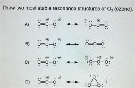 Solved Which Pair Represents Resonance Structures A And B Chegg Com