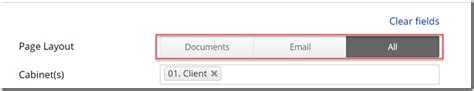 how do i customize the advanced search in netdocuments optiable