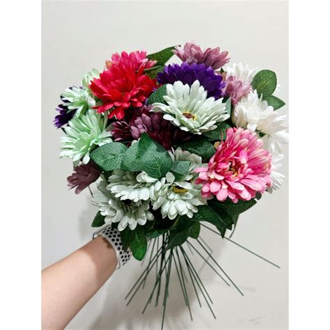 Jual Bunga Gerbera Artificial Setangkai Buket Bunga Garbera Daisy
