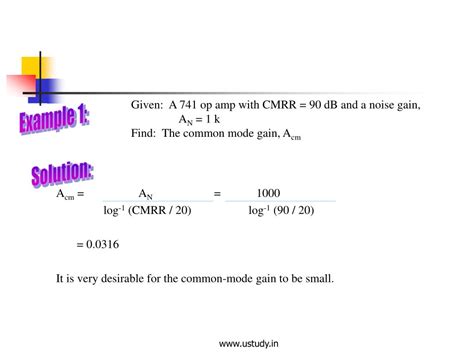 Ppt Common Mode Rejection Ratio Powerpoint Presentation Free