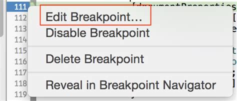 Work Note Conditional Breakpoints In Xcode Rob Fahrni