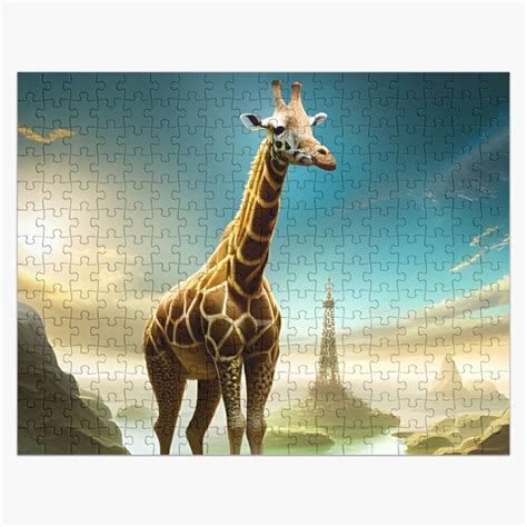 Artistic Giraffe Jigsaw Puzzle By Puzzle Minded