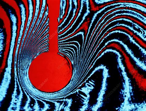 Holographic Interference Pattern Of Heated Liquid Stock Image T240