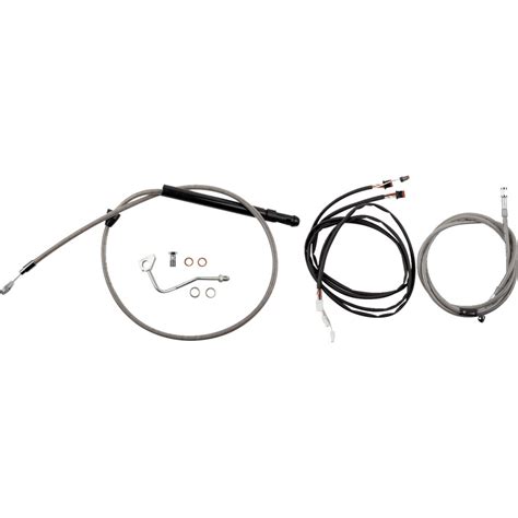 Burly Brand B30 1316 Extended Cablebrake Line Kit For 13in Ape