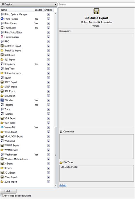 Trace Plug In Not Loading Rhino For Windows Mcneel Forum