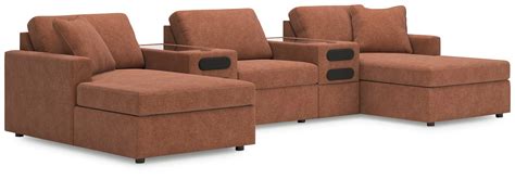 Signature Design By Ashley Modmax 92102s49 5 Piece Double Chaise With