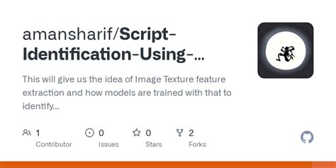 Github Amansharifscript Identification Using Signature Image Texture