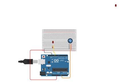 circuit design potentiometer tinkercad
