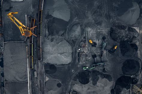 loading and unloading coal on ship terminal sea cargo port industrial