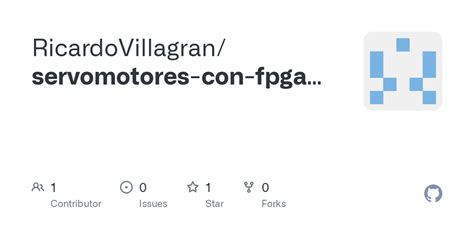Github Ricardovillagranservomotores Con Fpga De 10 Lite Vhdl