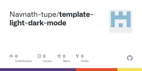 Github Navnath Tupe Template Light Dark Mode