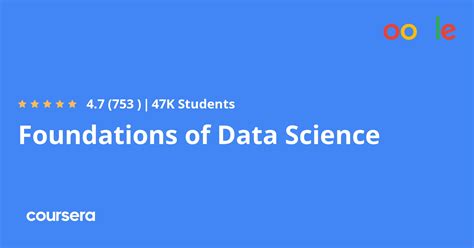 Foundations Of Data Science Coursya
