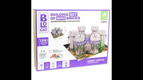 Будівельний набір з міні цеглинок Лицарський Замок Інструкція по збірці арт 31005s Youtube