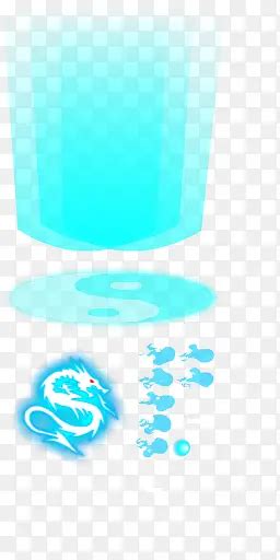 创意合成蓝色的光效太极八卦图png图片素材下载 图片编号9862519 png素材网