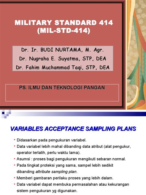 04 Kuland Responsi Mil Std 414 Pdf