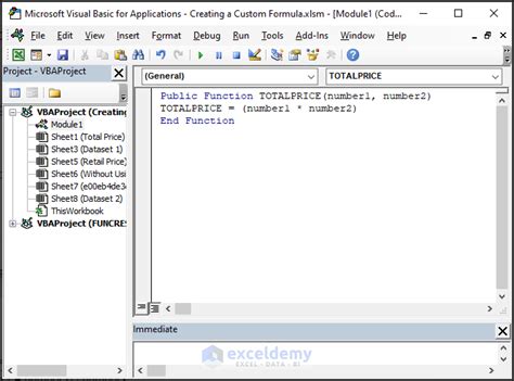 How To Create A Custom Formula In Excel 2 Practical Examples
