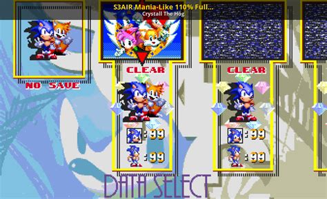S3air Mania Like 110 Full Save Mod For Sonic 3 A I R S3air Mods