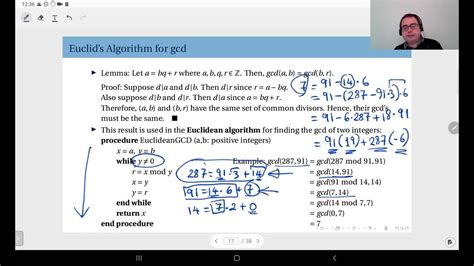 1207 Bézouts Identity Youtube