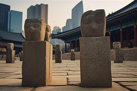 배경에 높은 건물이 있는 석조 기념물 건축학 경복궁 오래된 건축물 배경 일러스트 및 사진 무료 다운로드 Pngtree