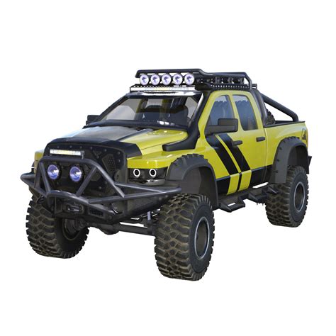 Safari Truck 3d Rendering 13210282 PNG