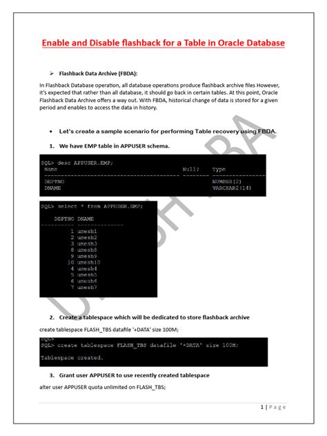 Oracle Flashback Data Archive Pdf Databases Software