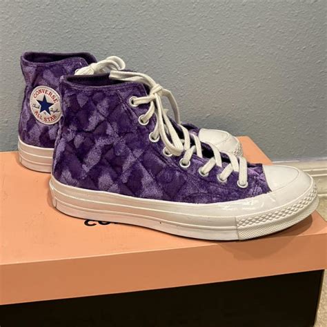 Golf Le Fleur X Chuck 70 Hi Quilted Velvet Depop