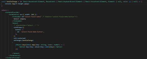Joy Select Cannot Retrieve Value From Select Component Using