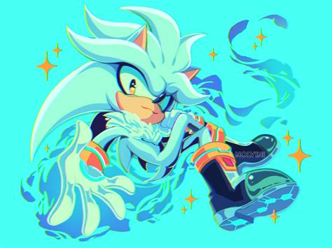 30773 Safe Artist Nolviniart Silver The Hedgehog Art Mobius Social