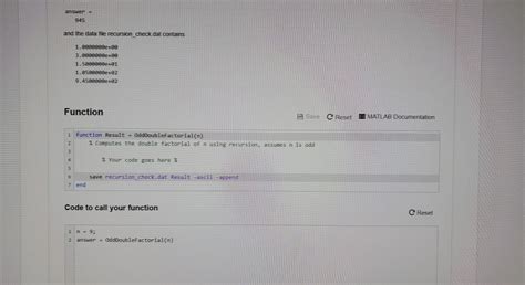 Solved Recursion The Double Factonal Of An Odd Number N Is