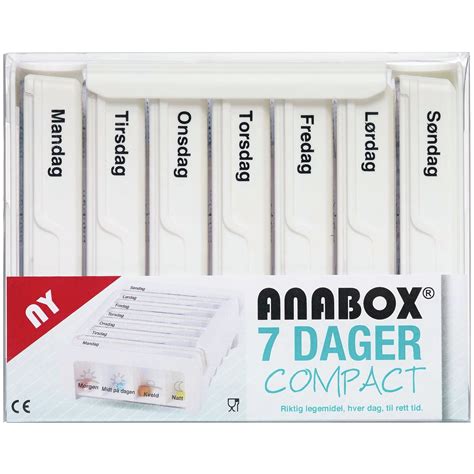 Anabox Anabox Compact 7 Dage Hvid 1stk
